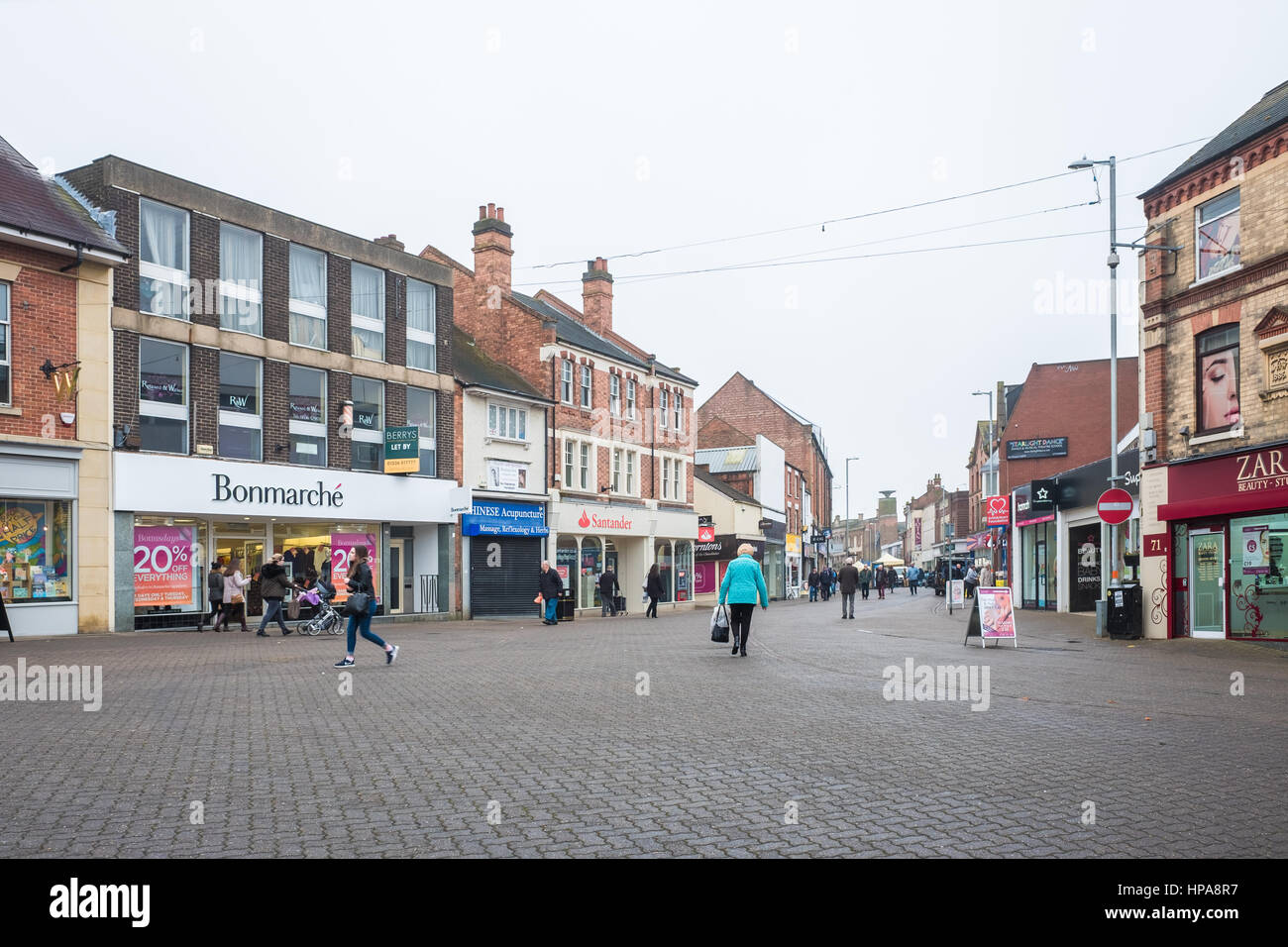 High Street, Kettering Stock Photo - Alamy