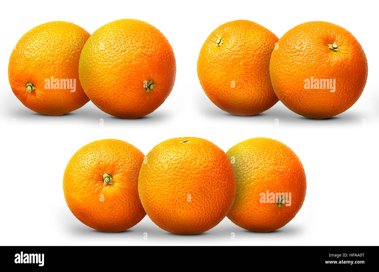 Fresh orange fruit isolated on white Stock Photo - Alamy