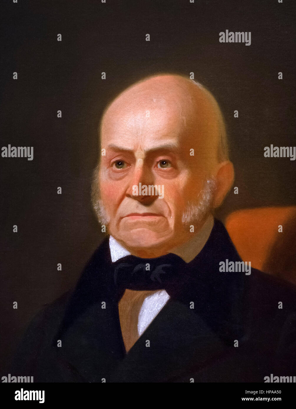 John Quincy Adams (1767-1848). Portrait of the 6th US President by ...