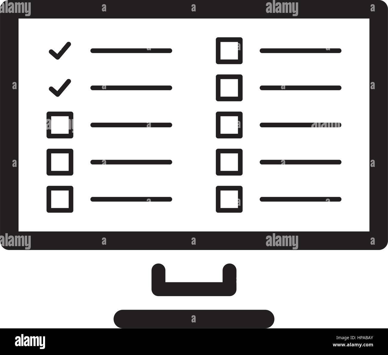 Check tests Stock Vector Images - Alamy