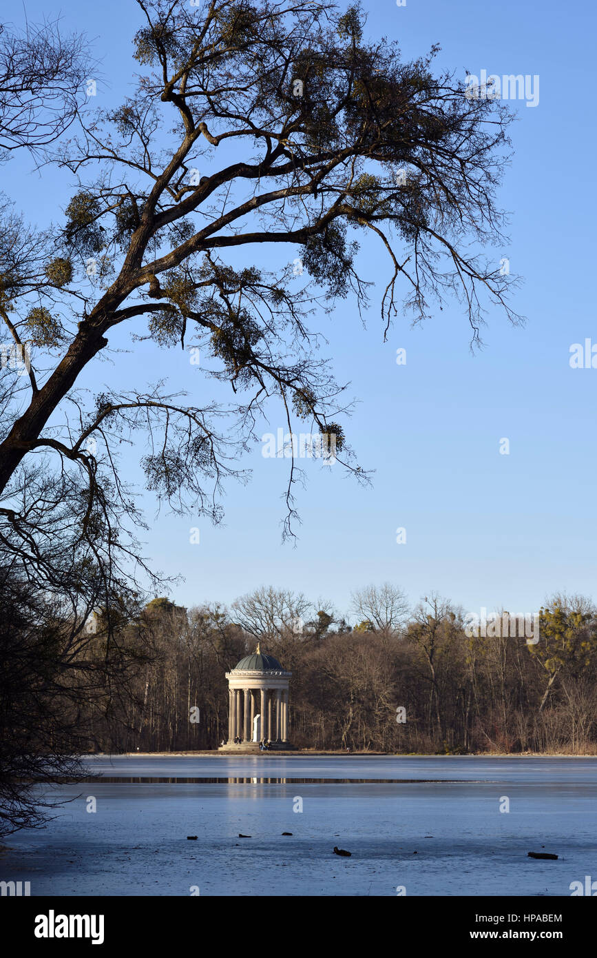 Apollo temple in the nymphenburg palace park hi-res stock photography ...