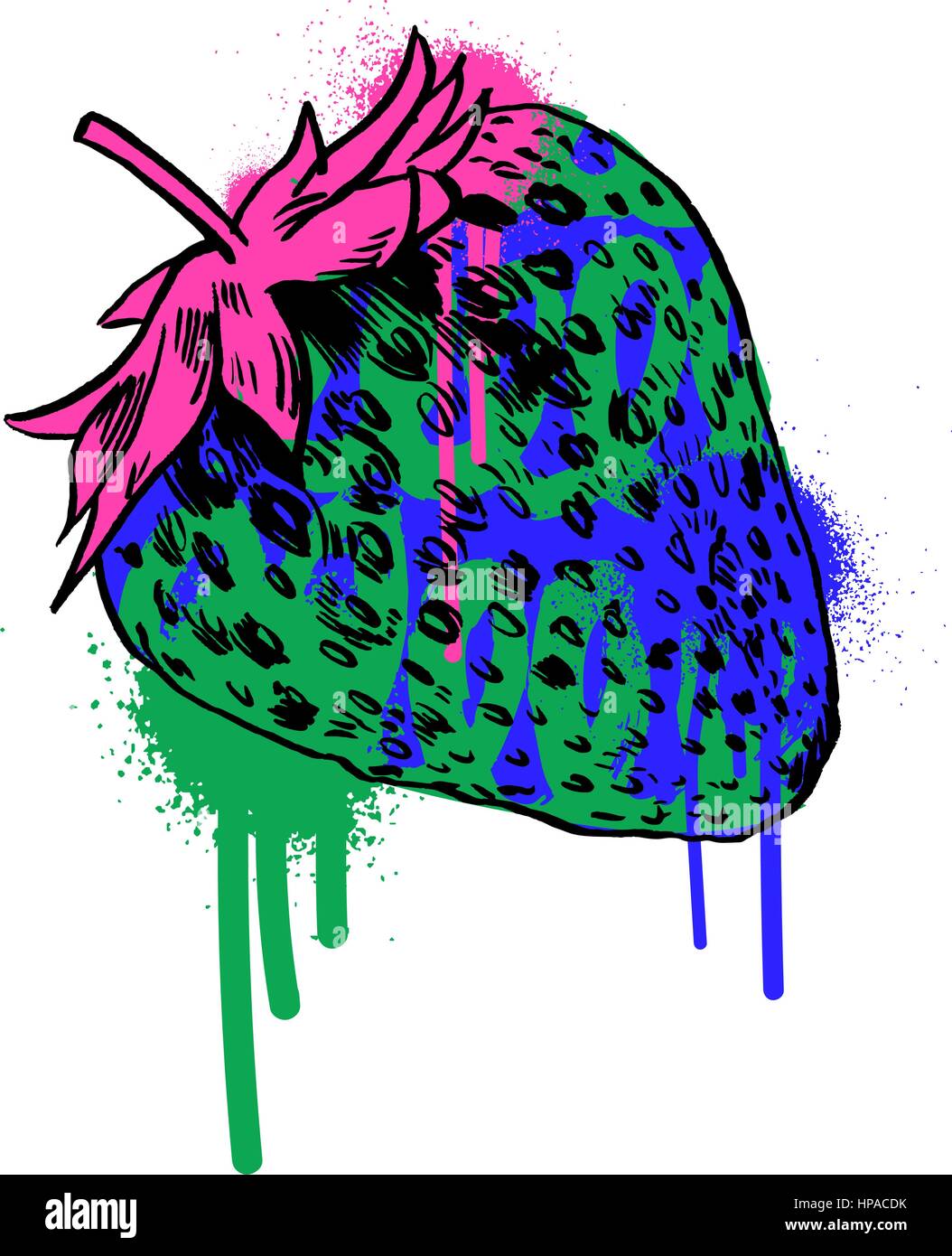 Strawberry Vector Illustration Stock Vector Image And Art Alamy
