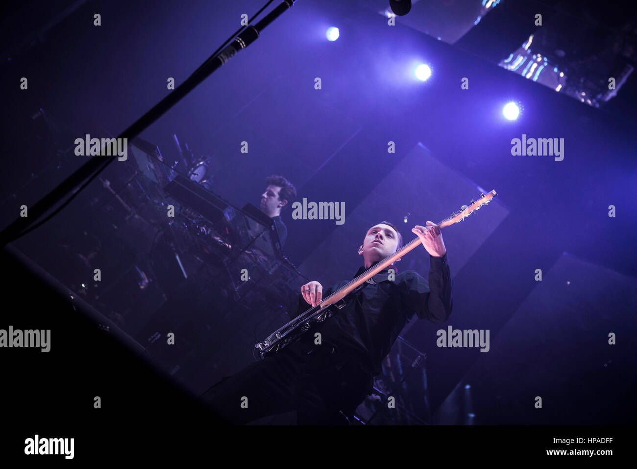 Assago, Italy. 20th Feb, 2017. The English indie rock band The XX ...