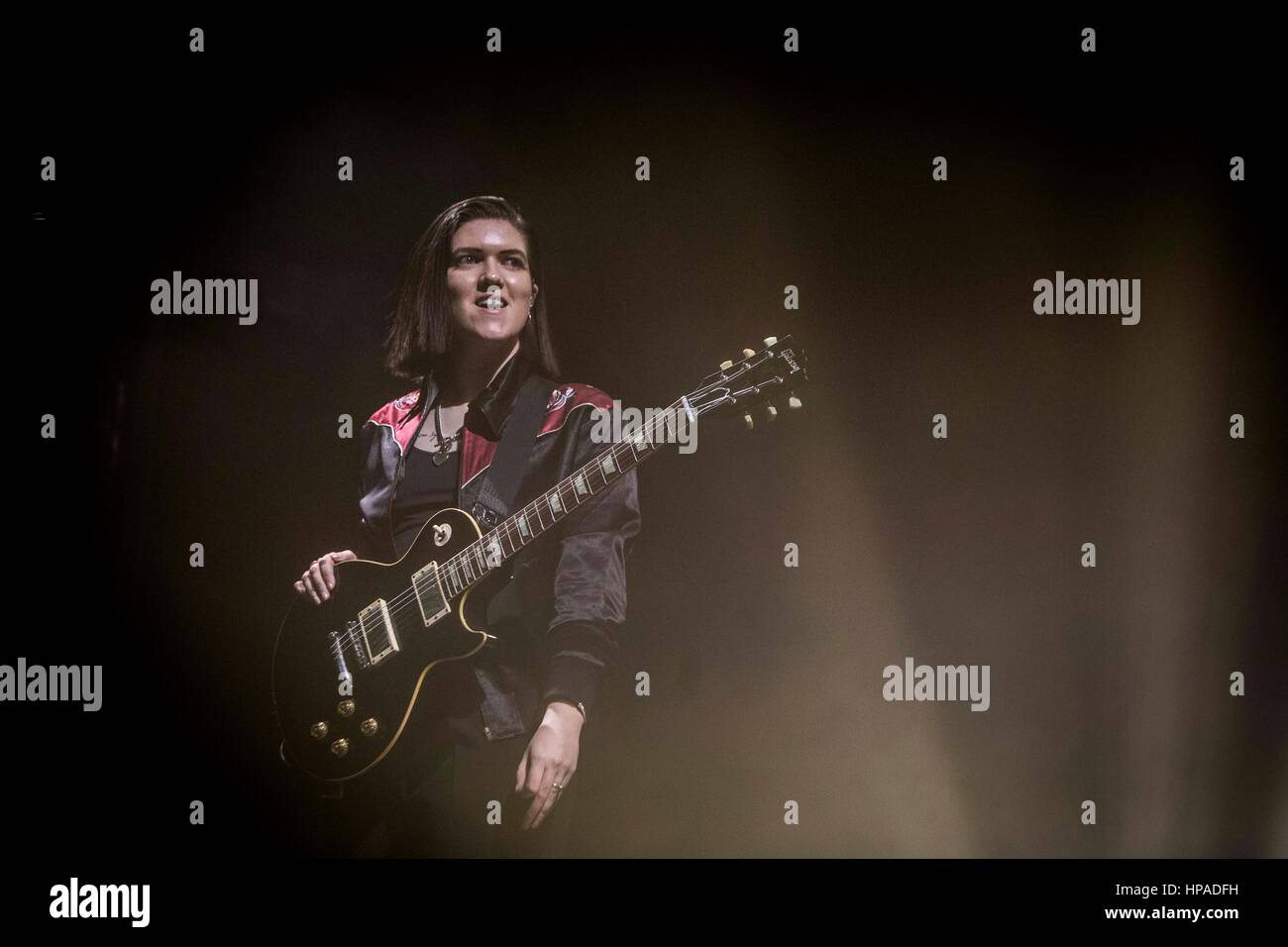 Assago, Italy. 20th Feb, 2017. The English indie rock band The XX ...