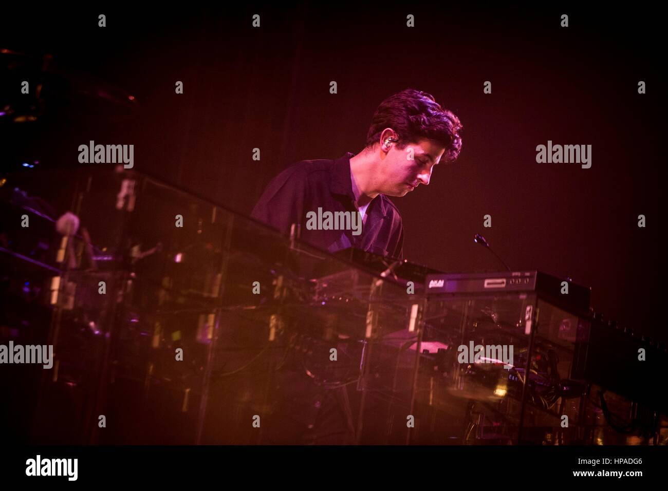 Assago, Italy. 20th Feb, 2017. The English indie rock band The XX ...