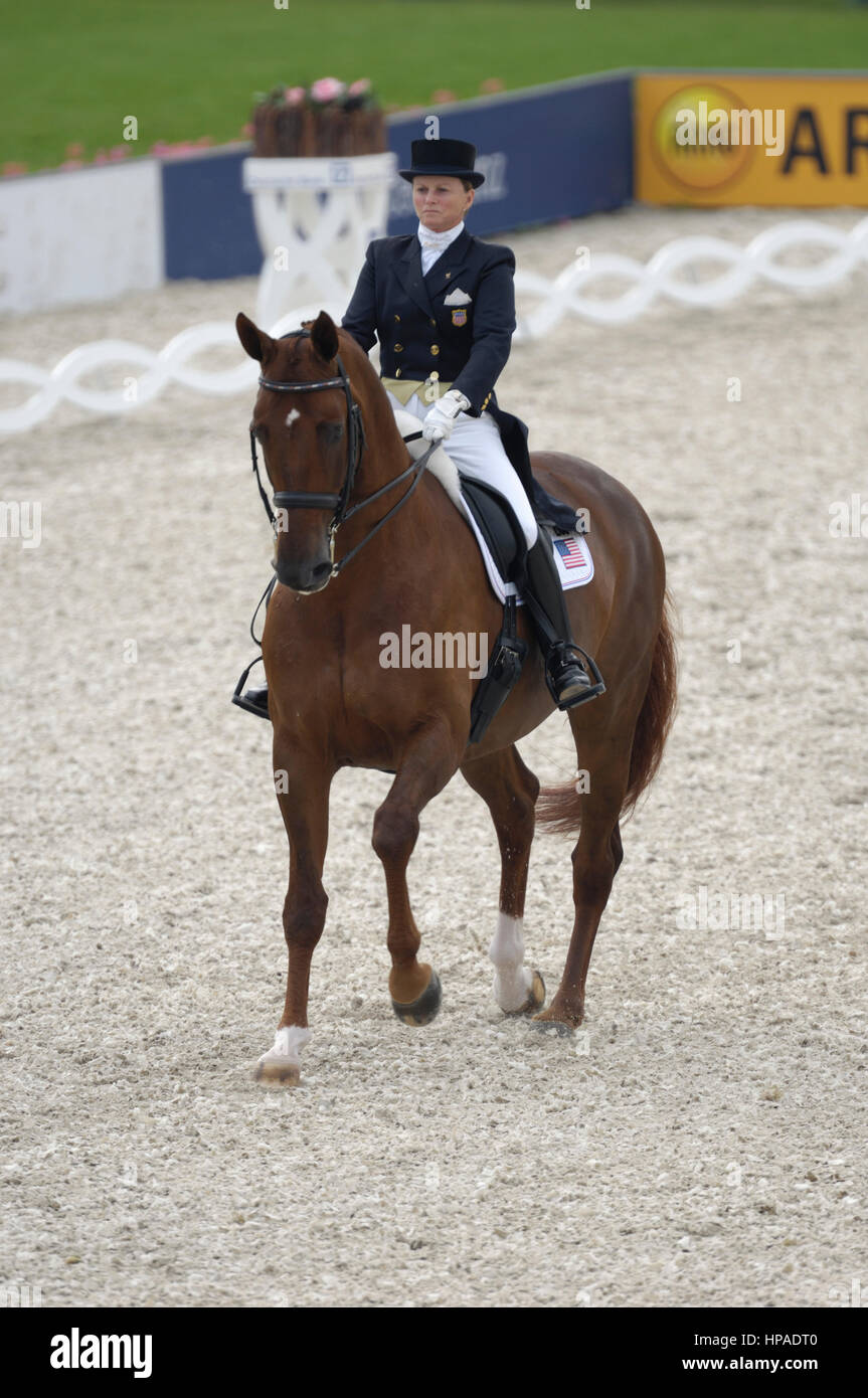 Debbie Mcdonald (USA) riding Brentina - World Equestrian Games, Aachen ...