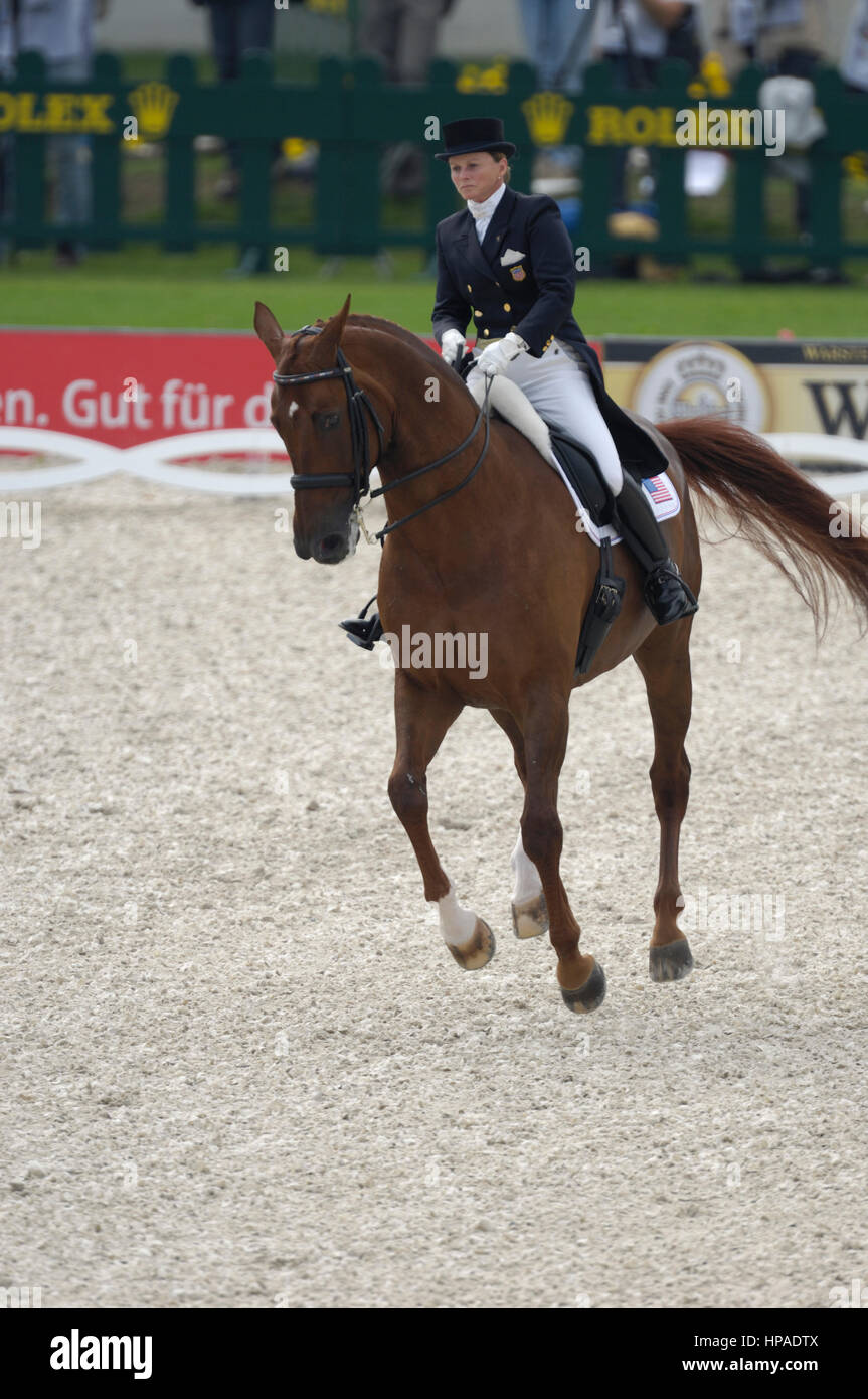 Debbie Mcdonald (USA) riding Brentina - World Equestrian Games, Aachen ...