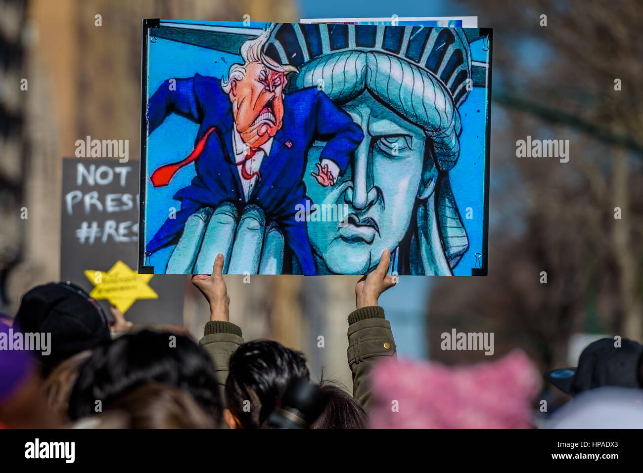 New York, USA. 20th Feb, 2017. On February 20, 2017; the "Not My ...