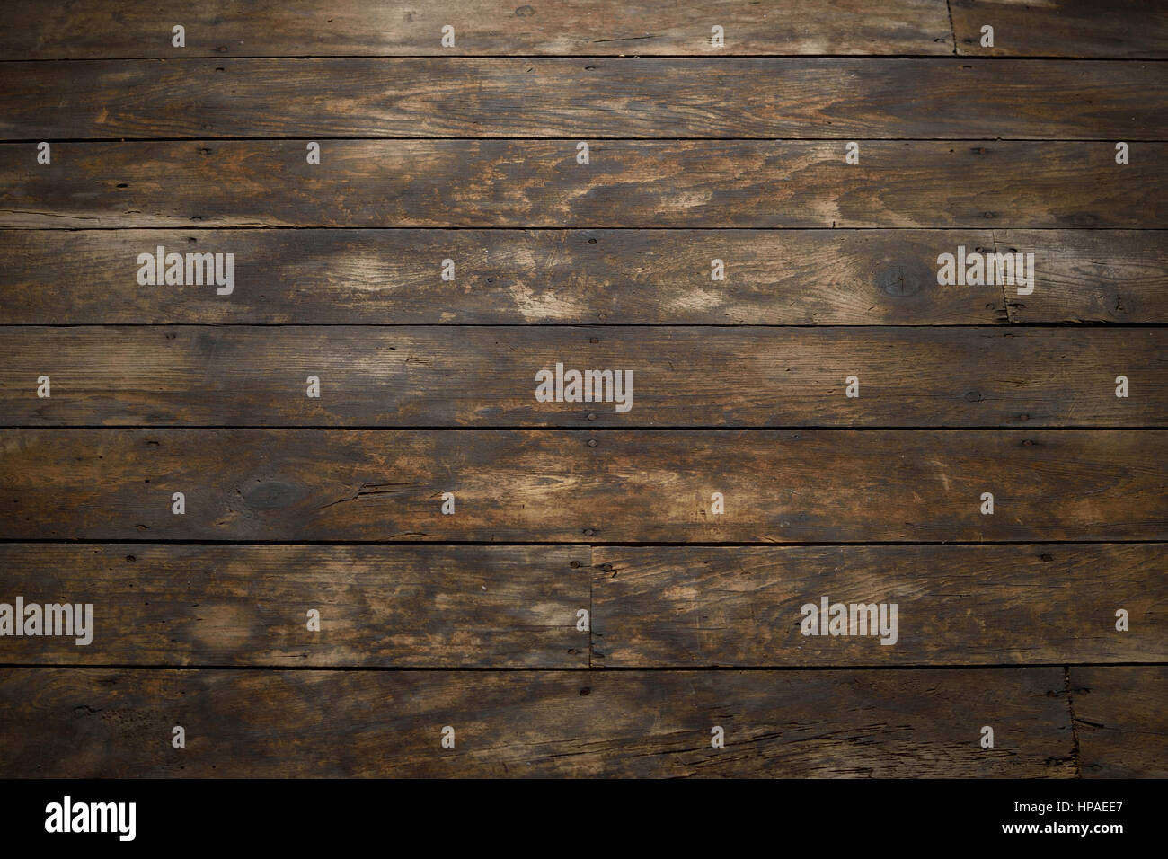 Closeup of Distressed Wood Plank Floor Stock Photo - Alamy