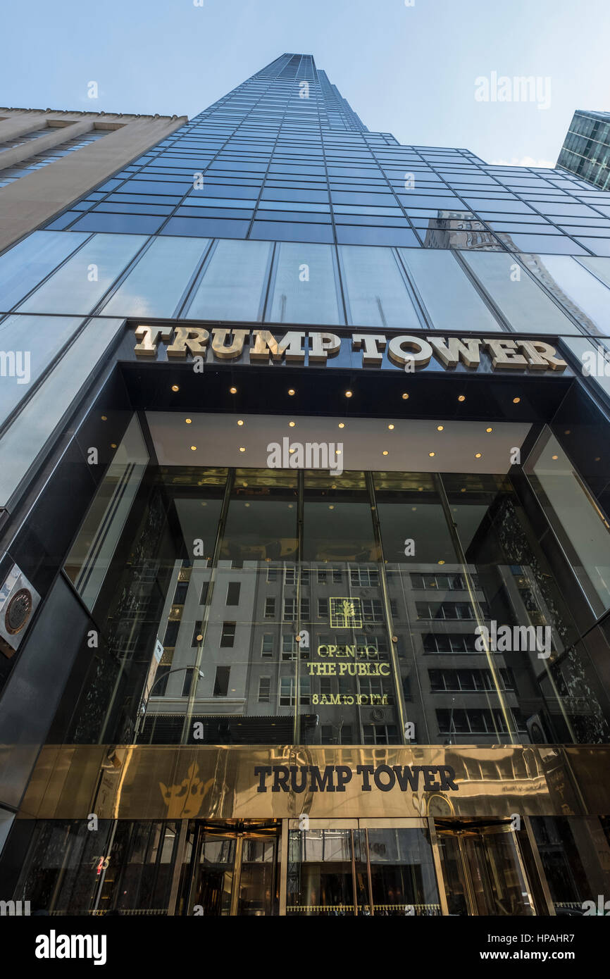 Trump Tower, skyscraper, building Stock Photo - Alamy
