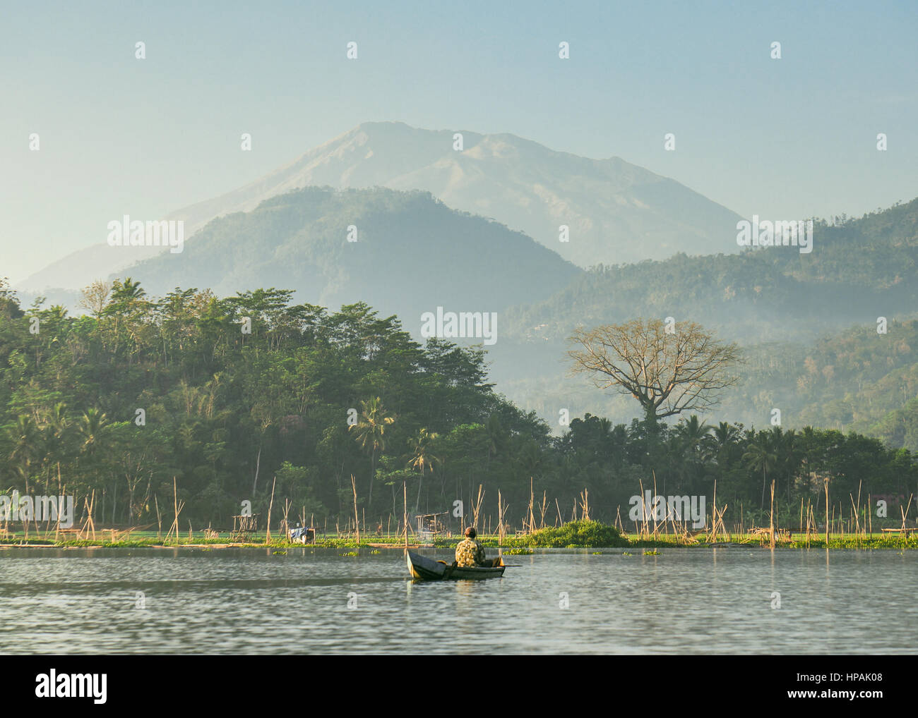 Rawa Pening Lake Semarang Central Java Indonesia Stock Photo - Alamy