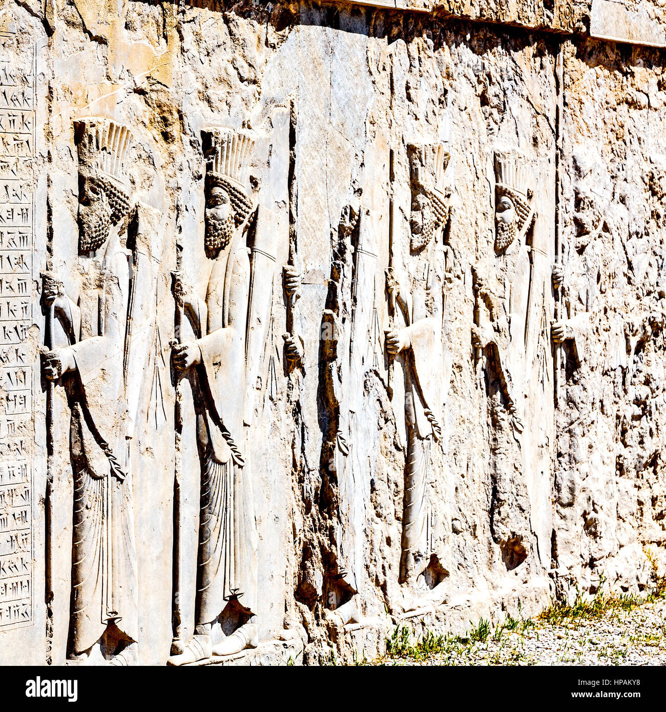blur in iran persepolis the old ruins historical destination monuments ...