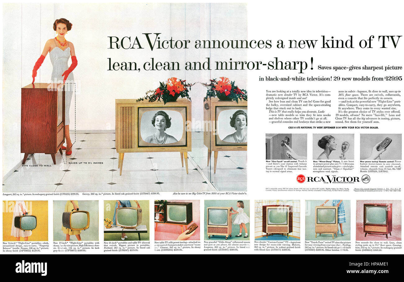 Rca victor tv hi-res stock photography and images - Alamy