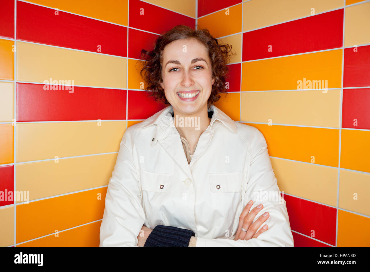 Tile background corner hi-res stock photography and images - Alamy