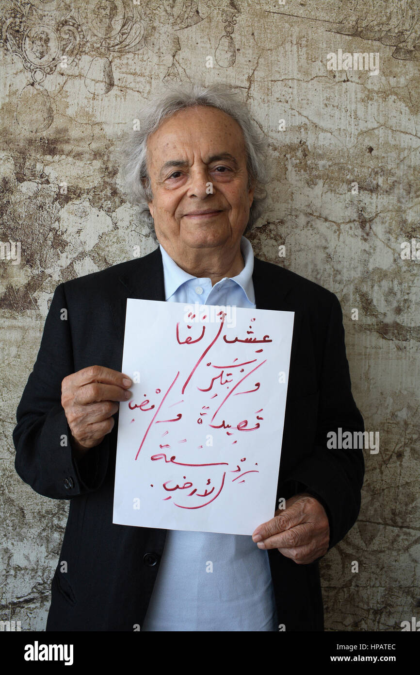 ADONIS (Ali Ahmed Said Esber) - Date : 20130715 ©Basso Cannarsa/Opale ...