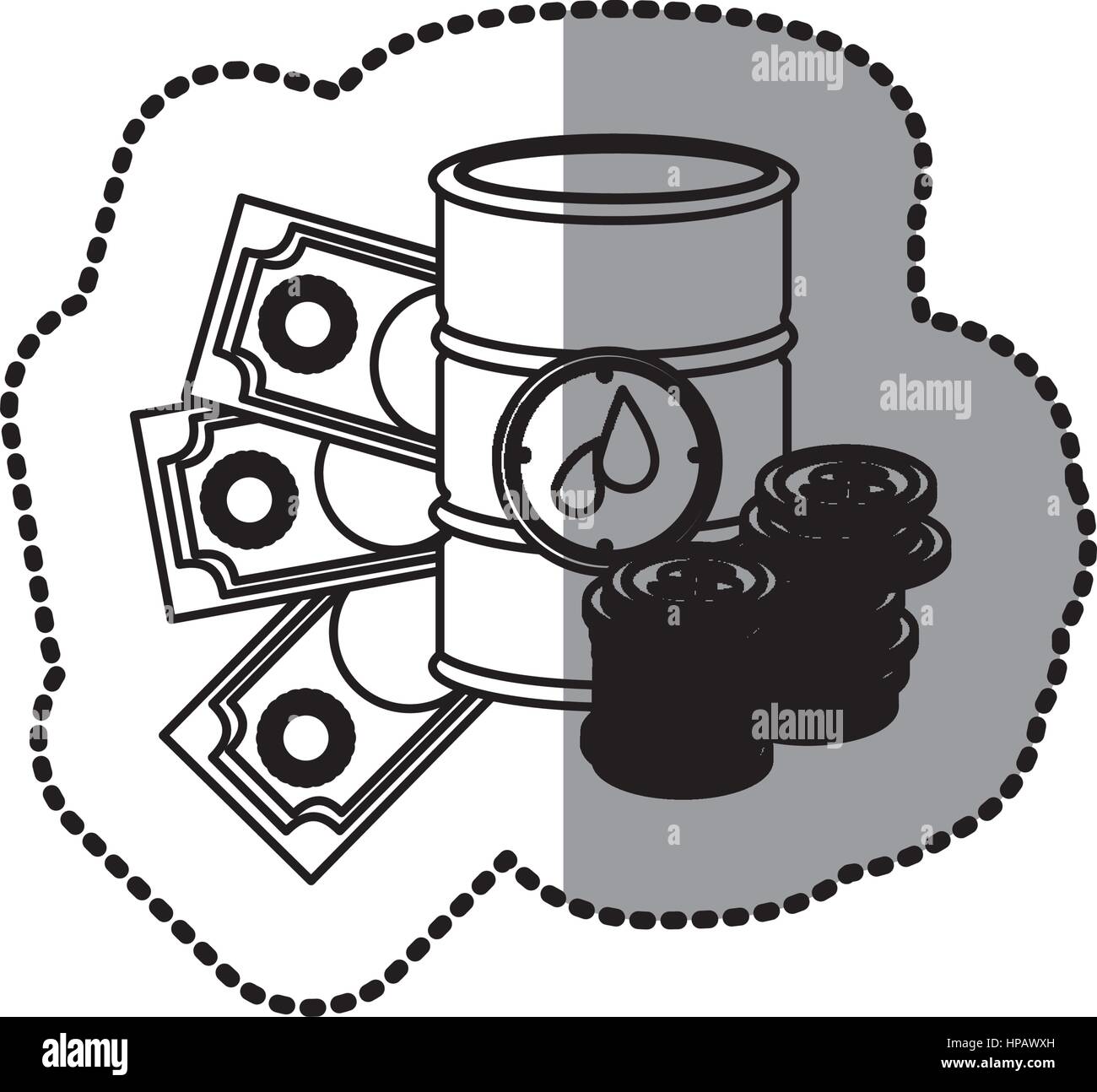 Gasoline storage tanks Stock Vector Images - Alamy