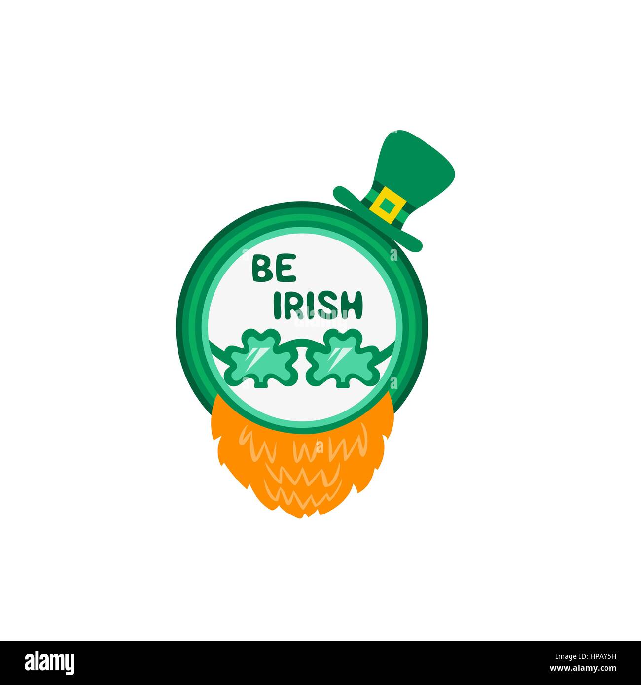 Shamrock st patricks day emblem symbol plant shamrock hi-res stock ...