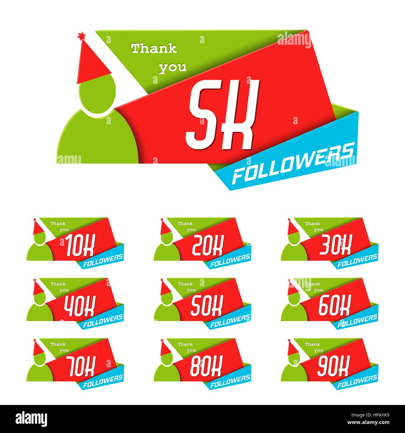 Followers Poster Design Stock Vector Image & Art - Alamy