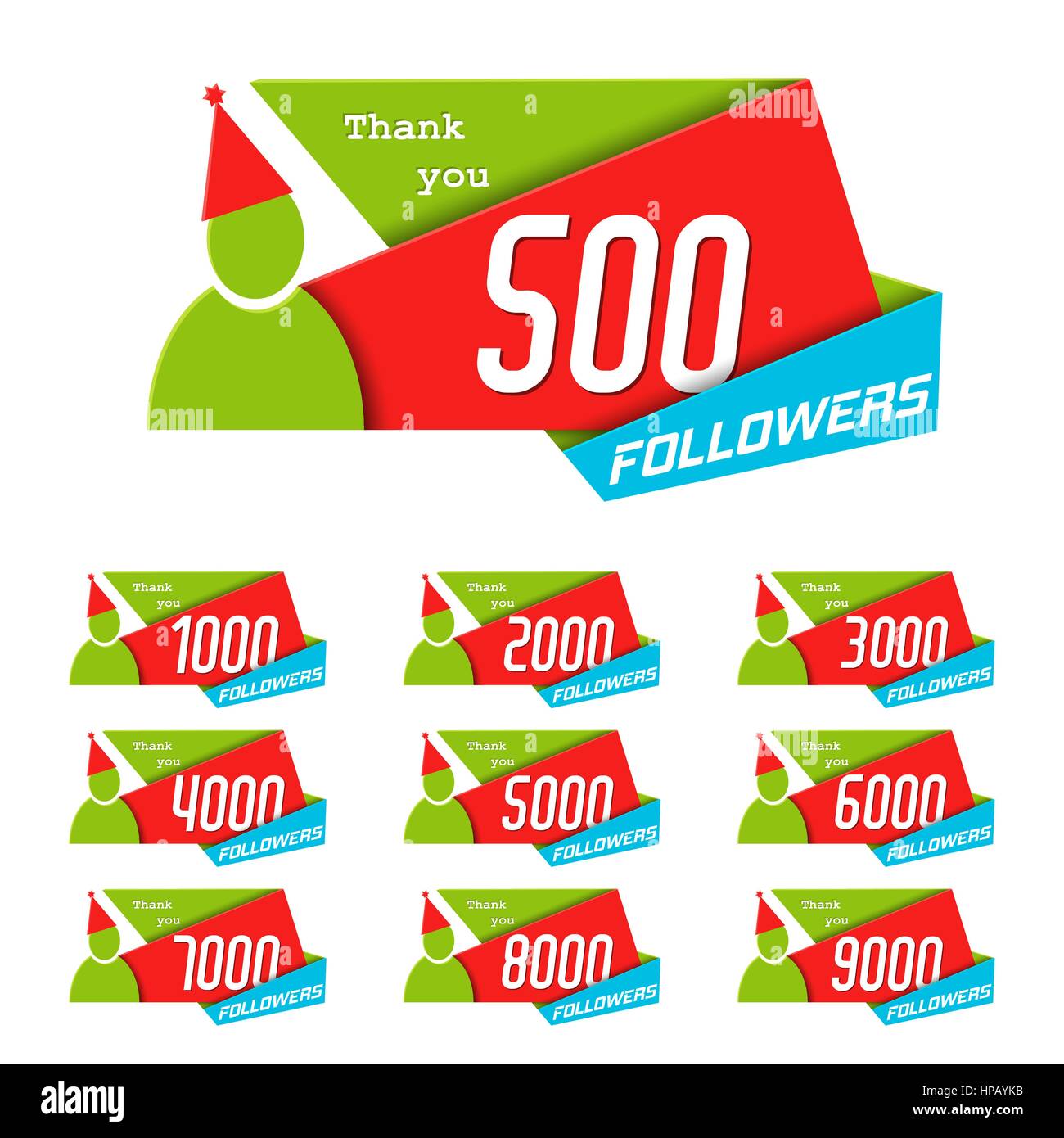 Followers Poster Design Stock Vector Image & Art - Alamy