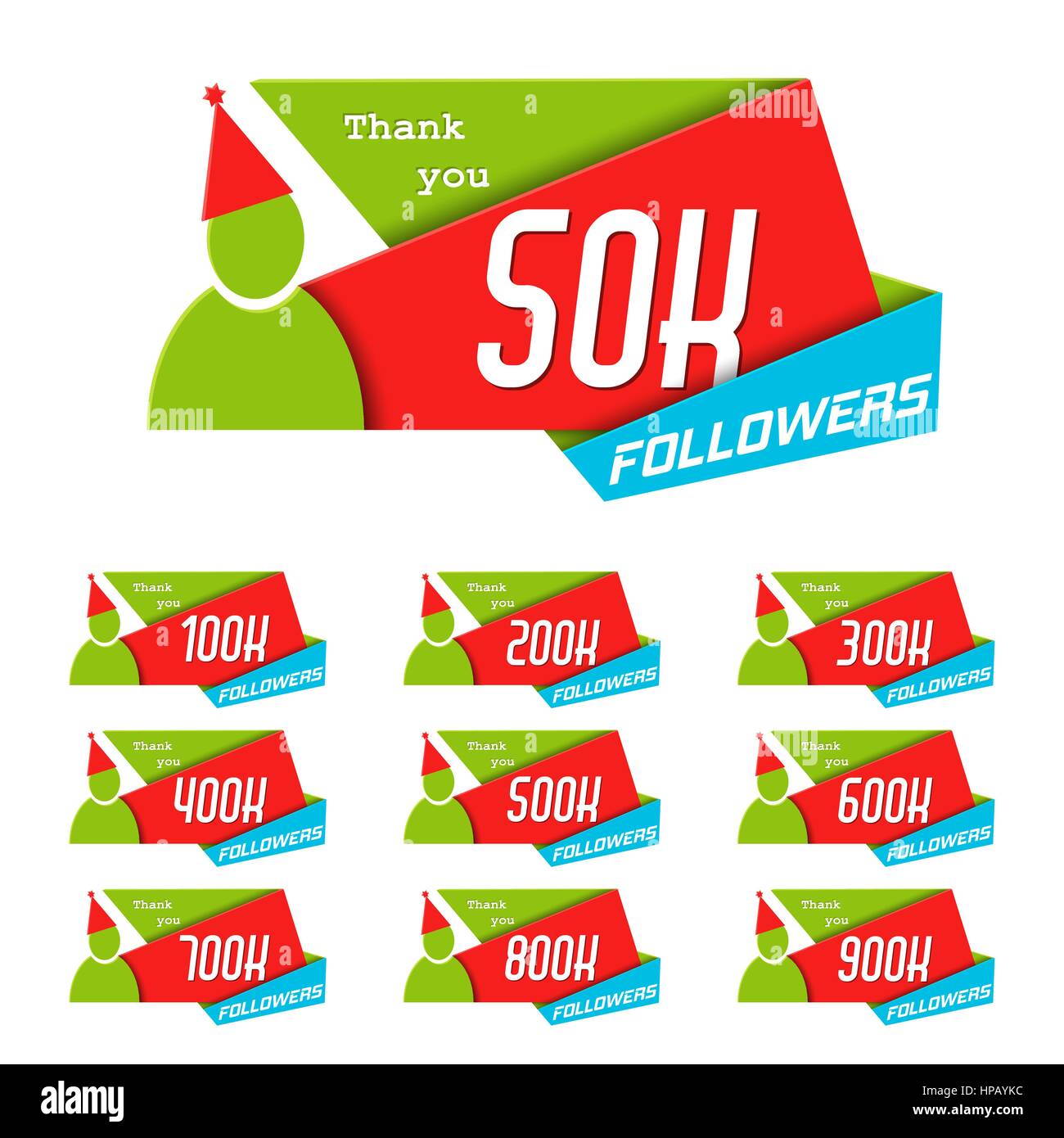 Followers Poster Design Stock Vector Image & Art - Alamy