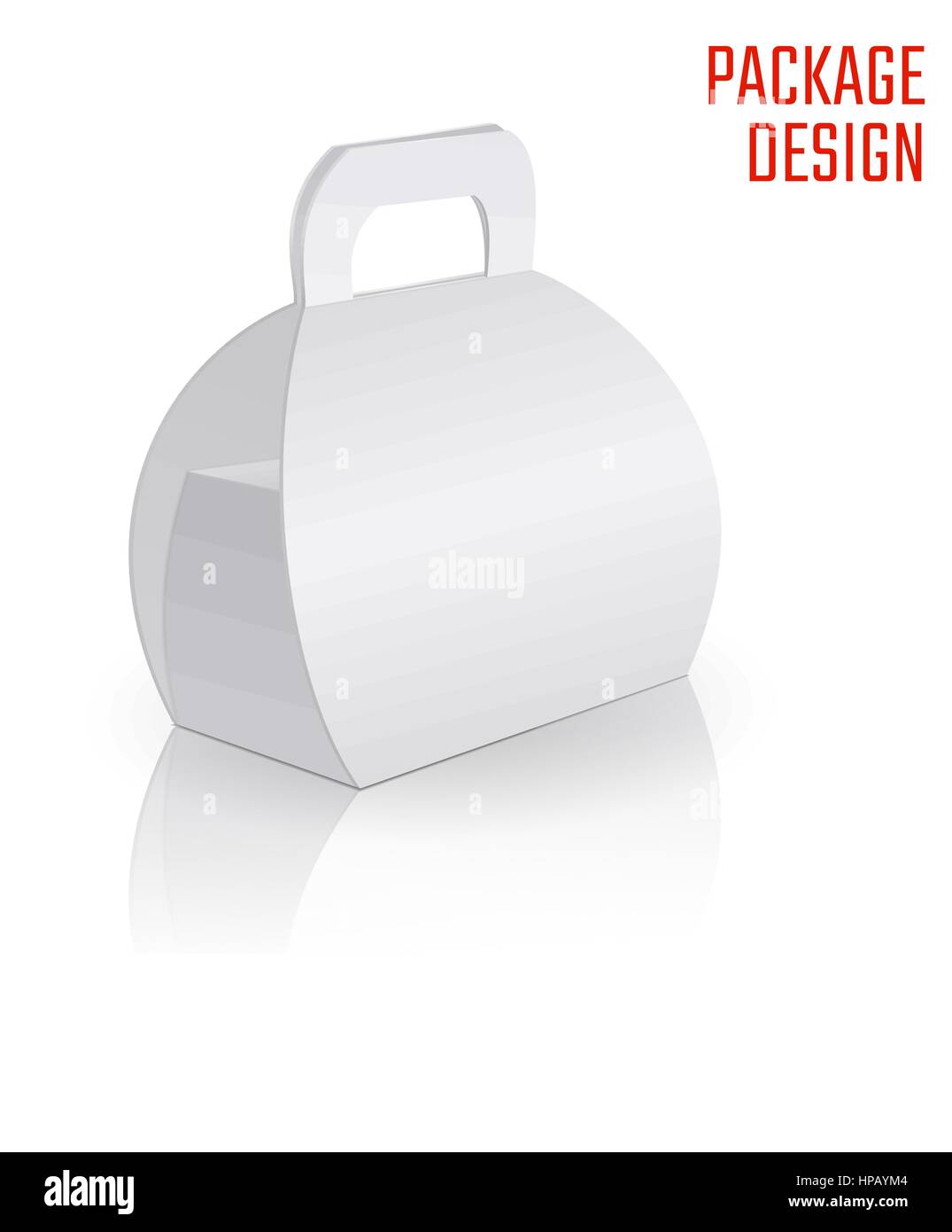 White carton pack blank Stock Vector Images - Alamy