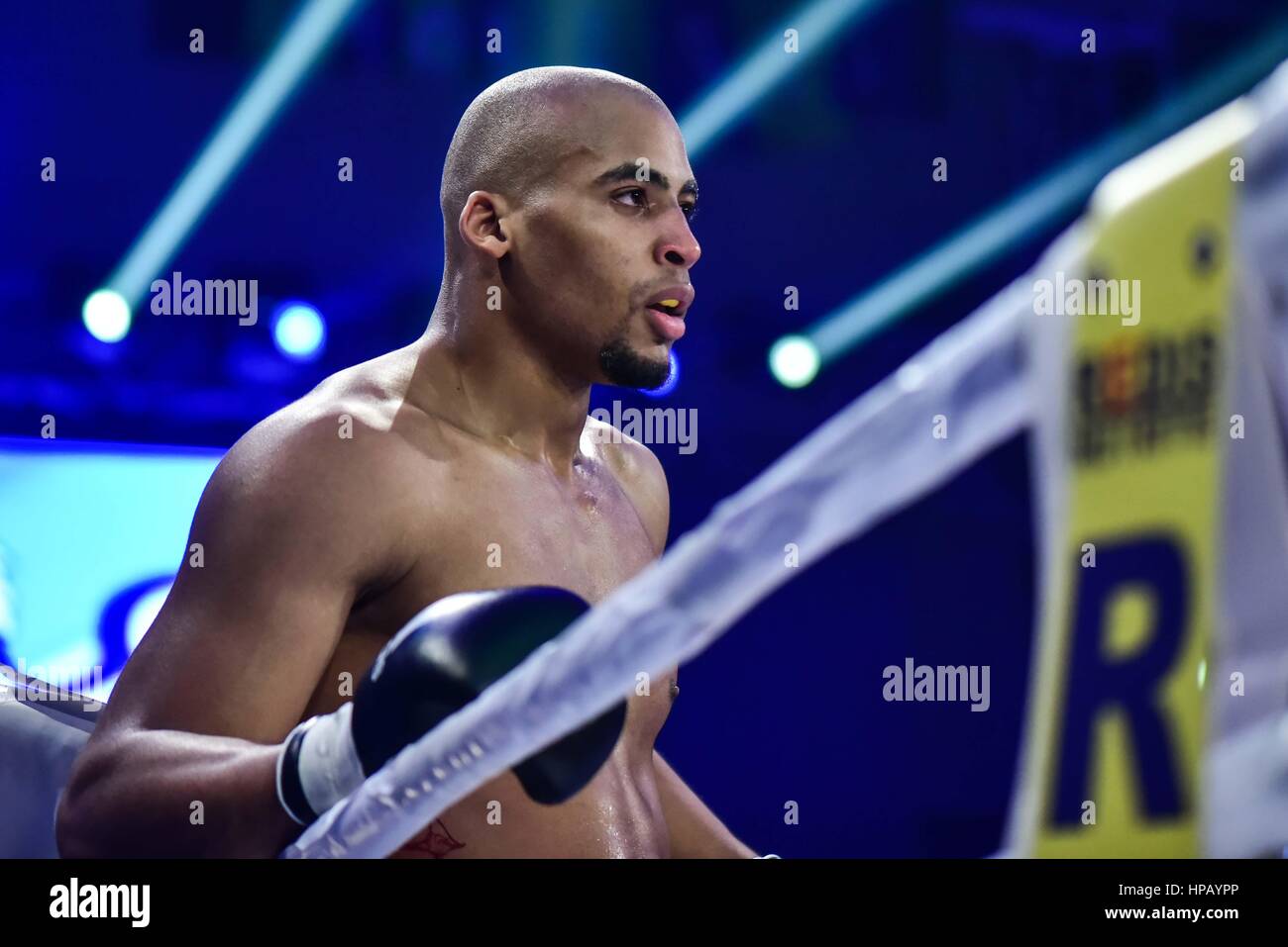 March 7, 2015: D'Angelo Marshall (Curacao) at the Superkombat Fight ...