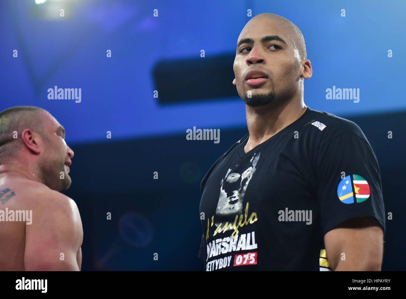 March 7, 2015: D'Angelo Marshall (Curacao) at the Superkombat Fight ...