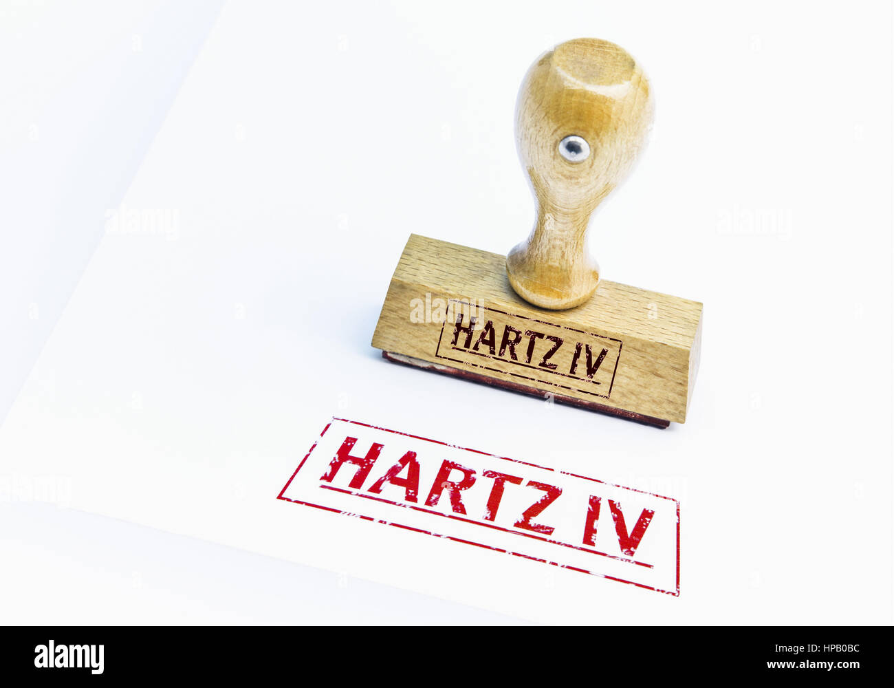 Hartz IV Stempel Stock Photo - Alamy