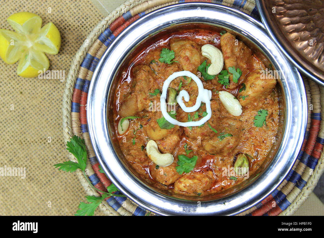 Chicken shahi handi hi-res stock photography and images - Alamy