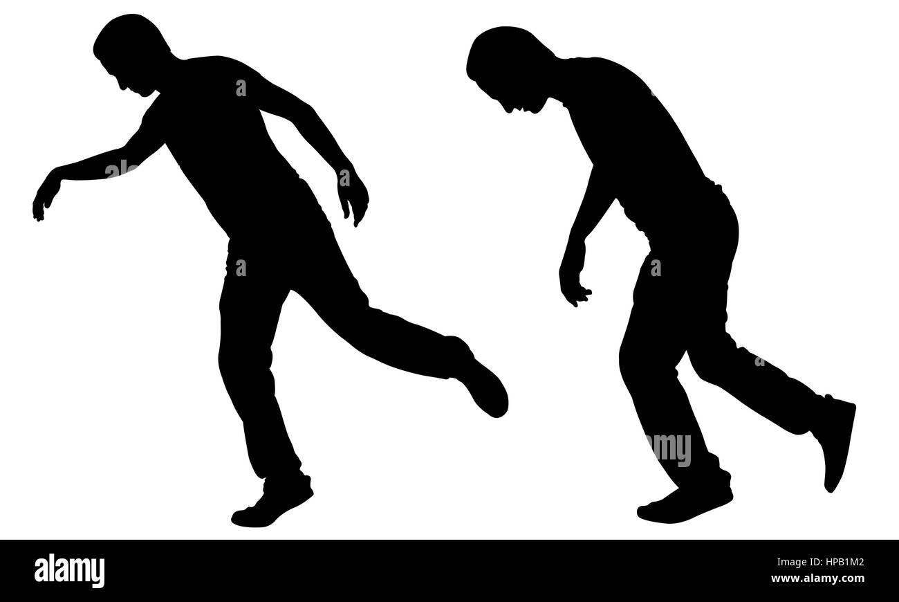 Stumble Black and White Stock Photos & Images - Alamy