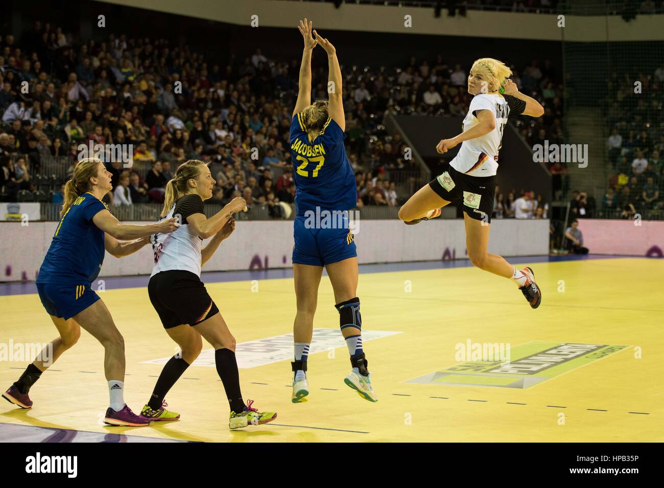 March 20, 2015: Worez Nina #27, Ewgenija Minevskaja #14 of Germany ...