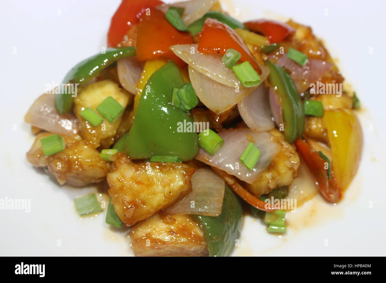 Saucy chicken hi-res stock photography and images - Alamy