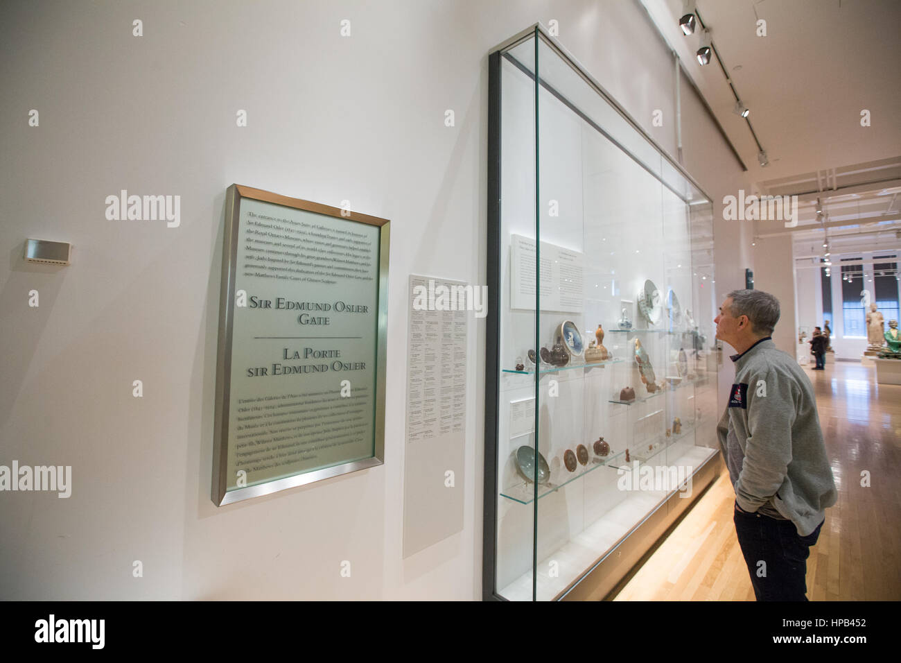 Asian sculptures and artifacts inside Toronto Royal Ontario Museum ...