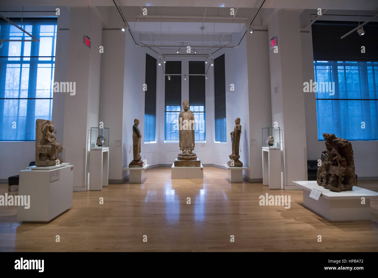 Asian sculptures and artifacts inside Toronto Royal Ontario Museum ...