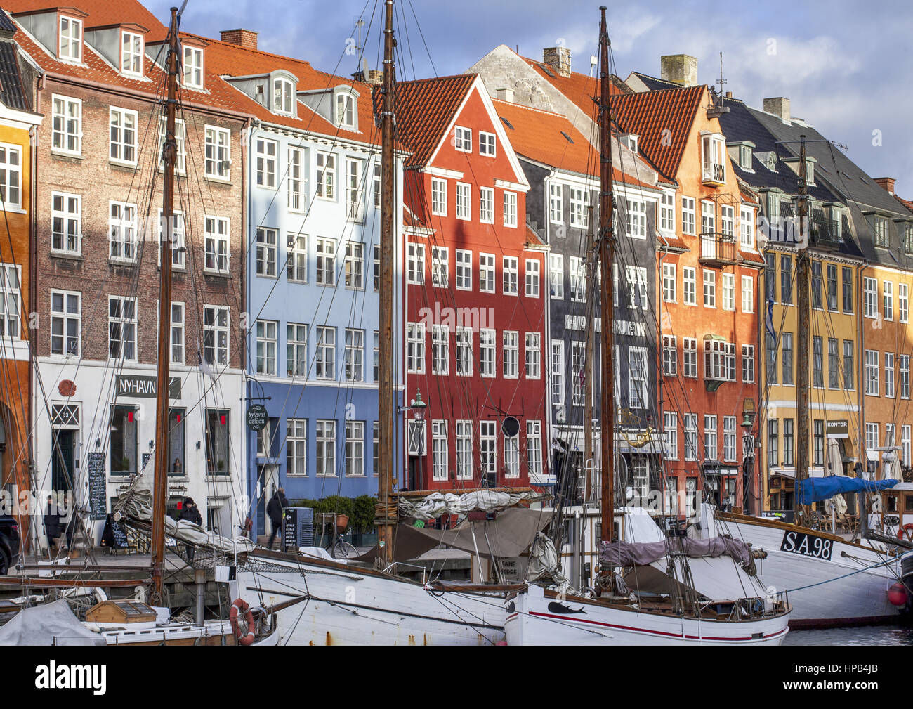 Nyhavn, Kopenhagen, Daenemark Stock Photo - Alamy