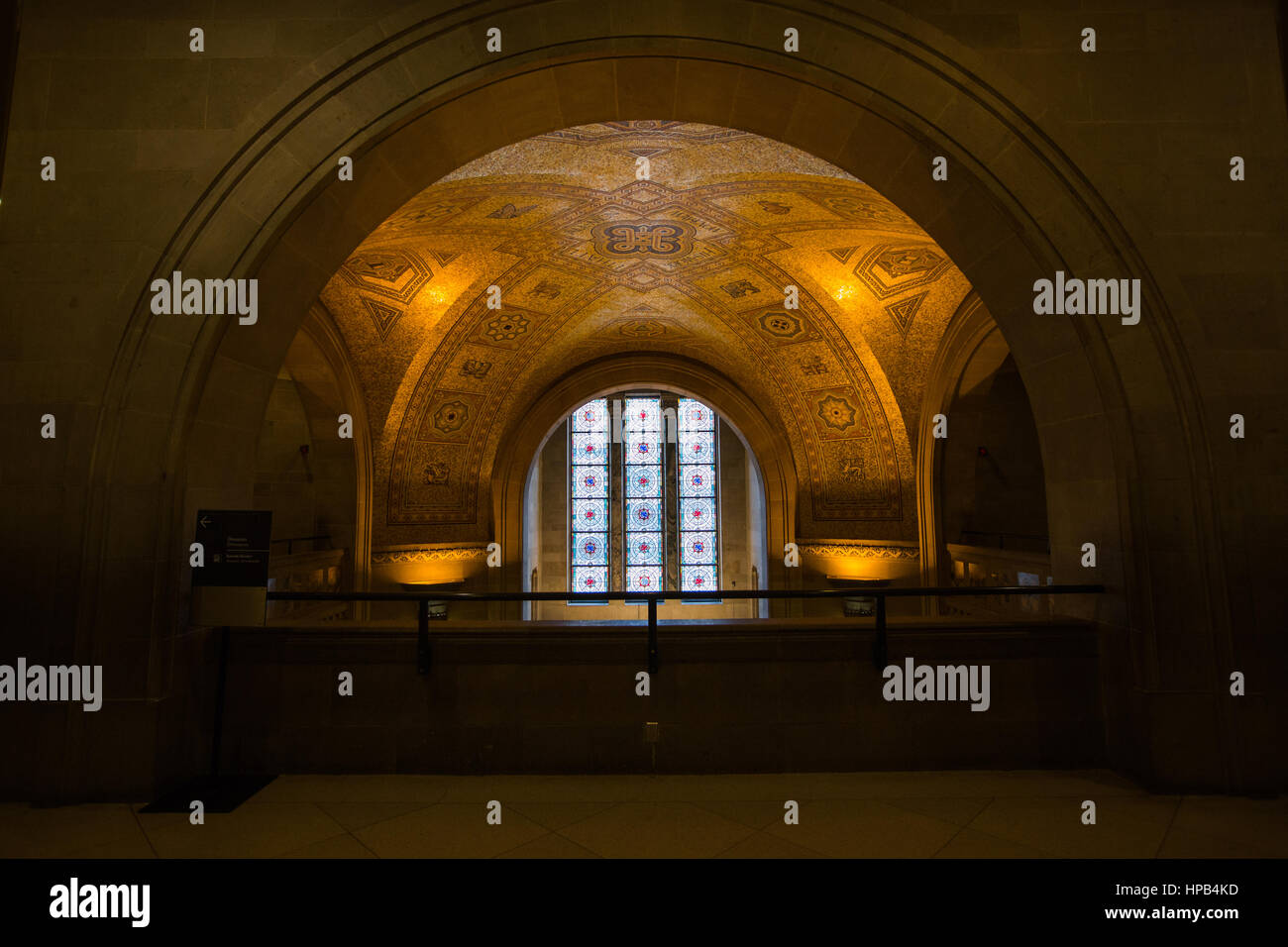 Inside Toronto ROM Mosaic Ceiling Stock Photo - Alamy