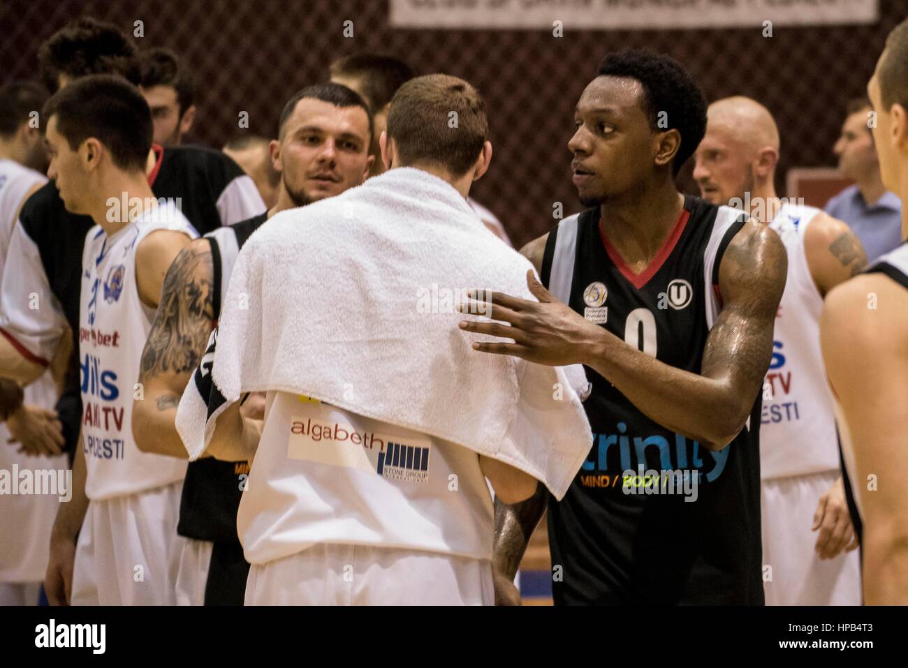 March 28, 2015: Deandre Demond Mays #0 of Universitatea Cluj-Napoca ...