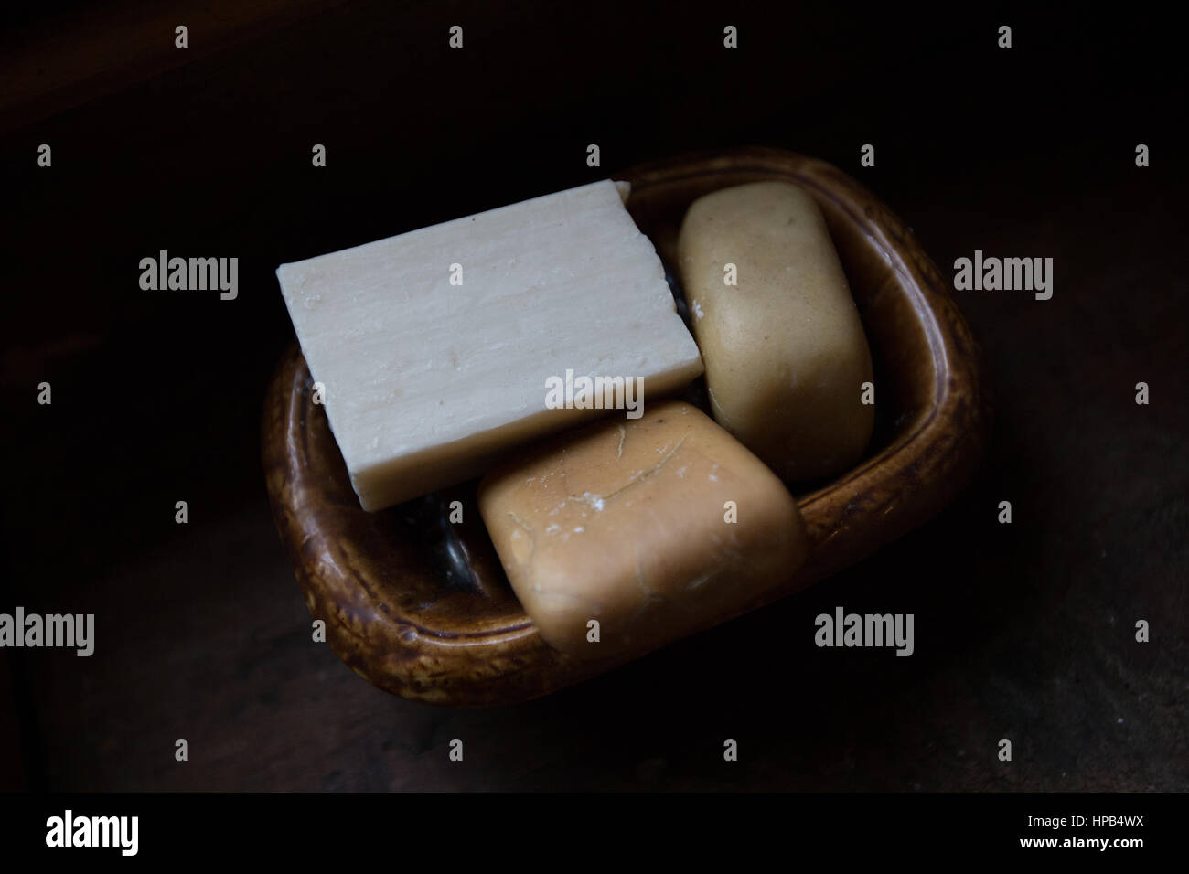 Vintage soap bars Stock Photo - Alamy