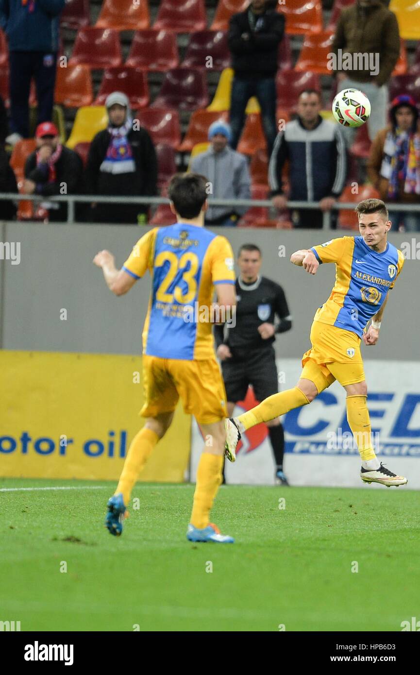 April 9, 2015: Andrei Peteleu #77 of Petrolul Ploiesti in action during ...