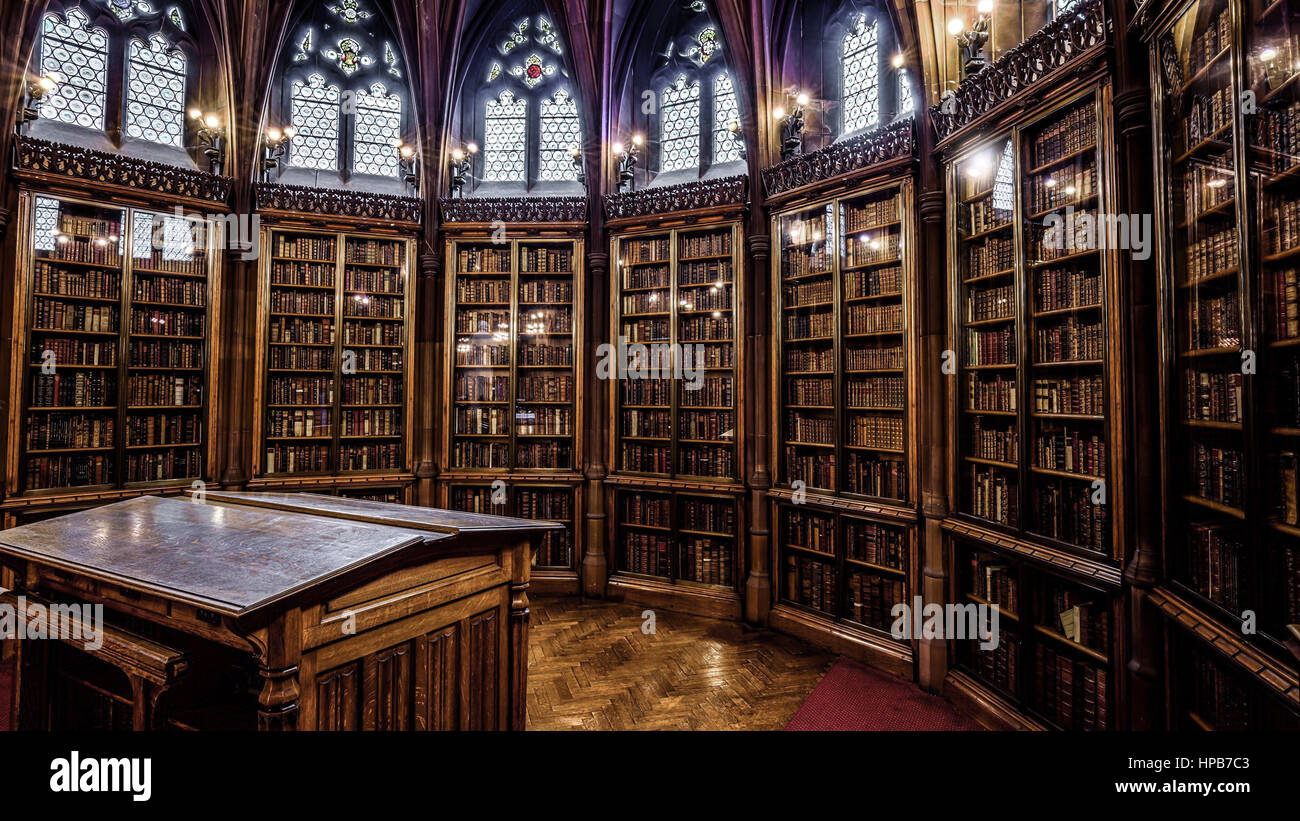 A cool looking library Stock Photo - Alamy