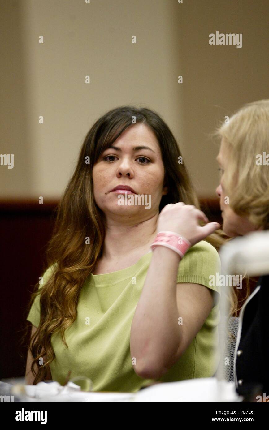 Angela Parks at a preliminary hearing on August 16, 2005, at the ...