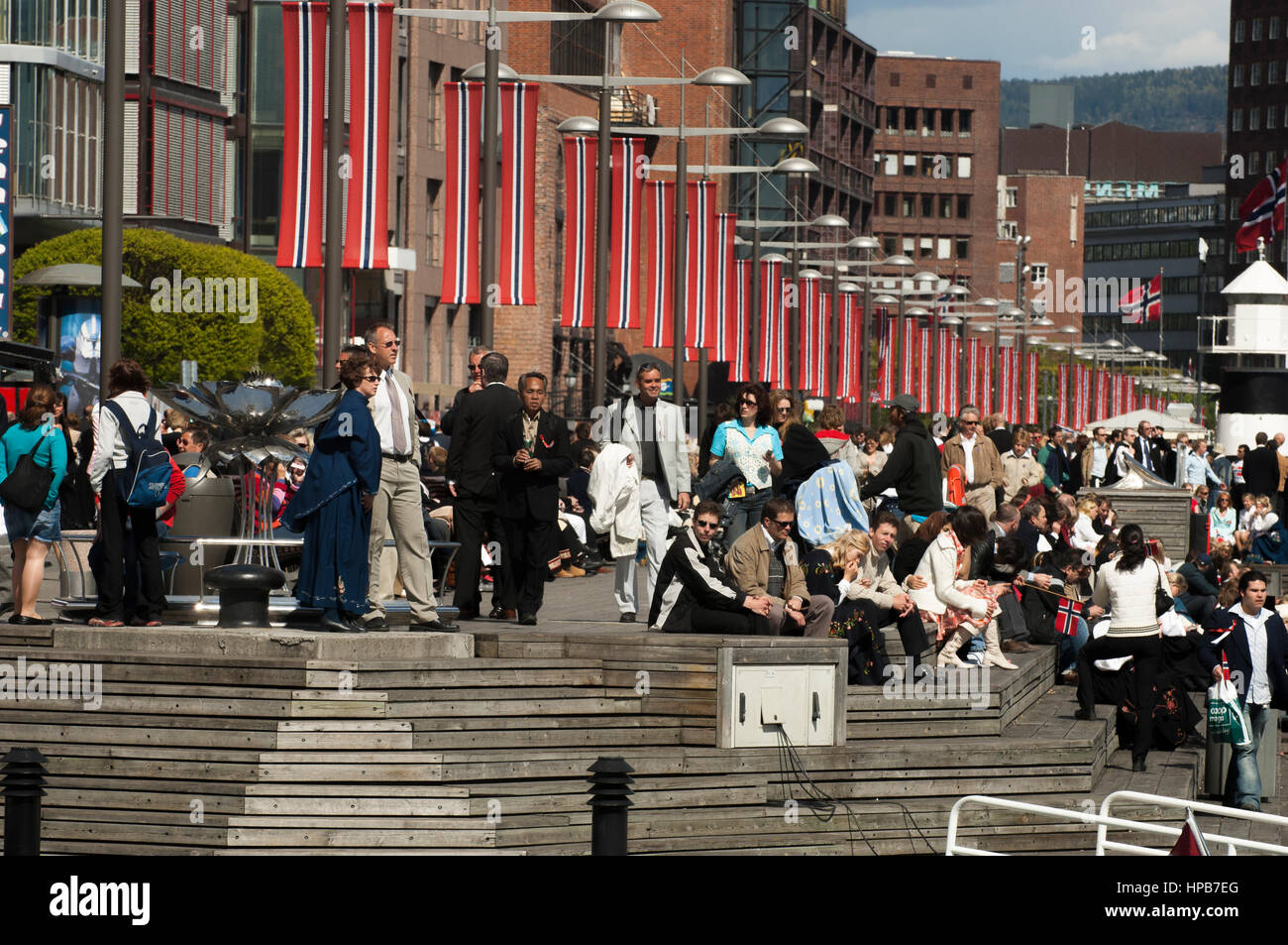 Norwegians celebrate their national day, May 17 Oslo, Norway Stock ...