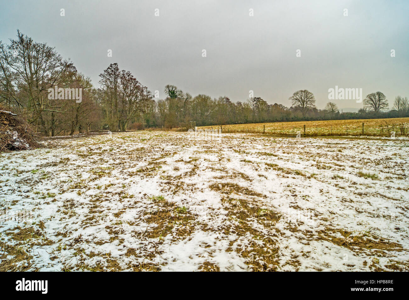 First snow of winter Stock Photo - Alamy