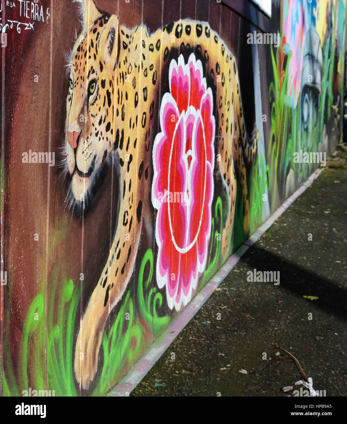 Street art graffiti in Portland, Oregon Stock Photo - Alamy