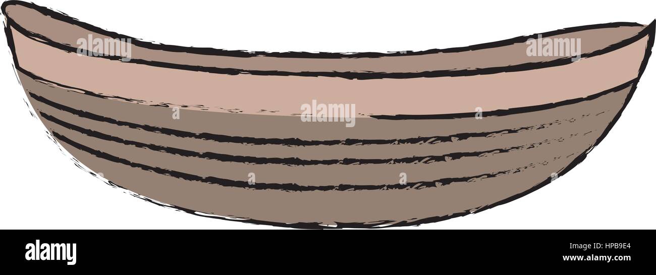 Wooden boat isolated Stock Vector Image & Art - Alamy