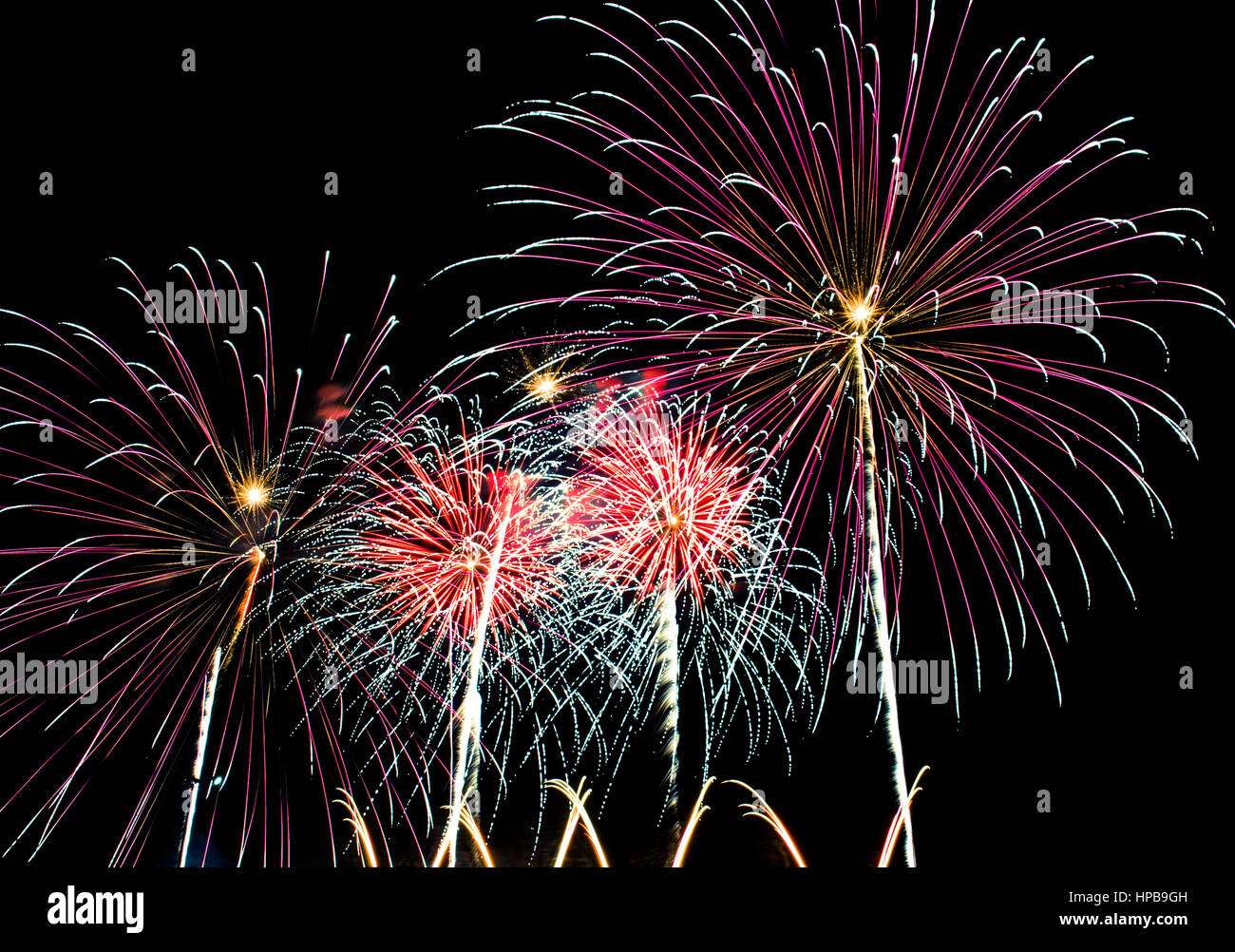Patriotic fireworks hi-res stock photography and images - Alamy
