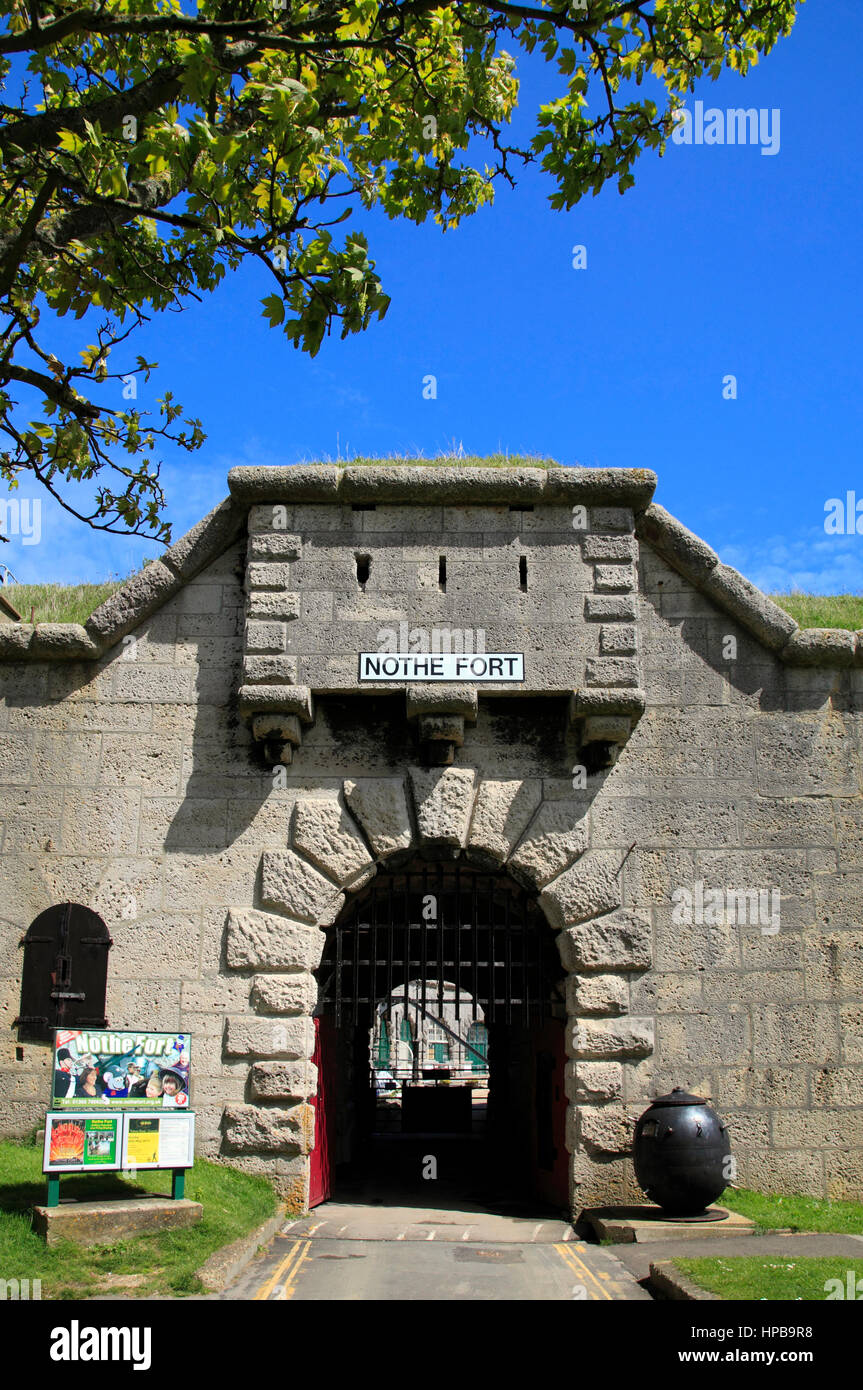 Nothe Fort on the Nothe Peninisula, Weymouth, Dorset, England, Europe ...
