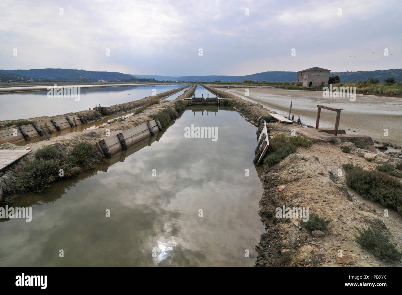 salt pan channel Stock Photo - Alamy