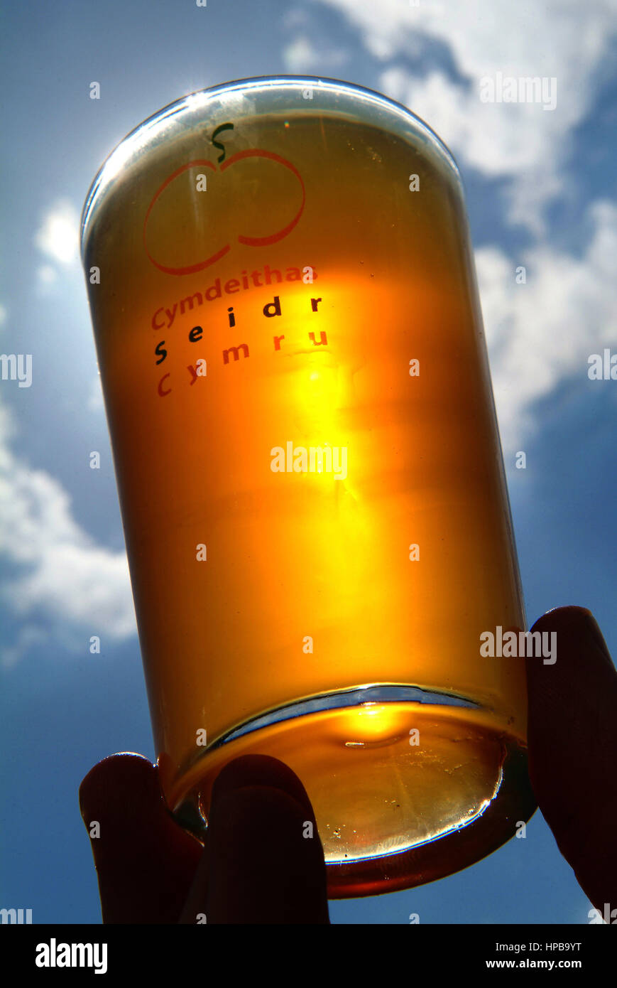 Welsh cider, Cymru seidr Stock Photo - Alamy