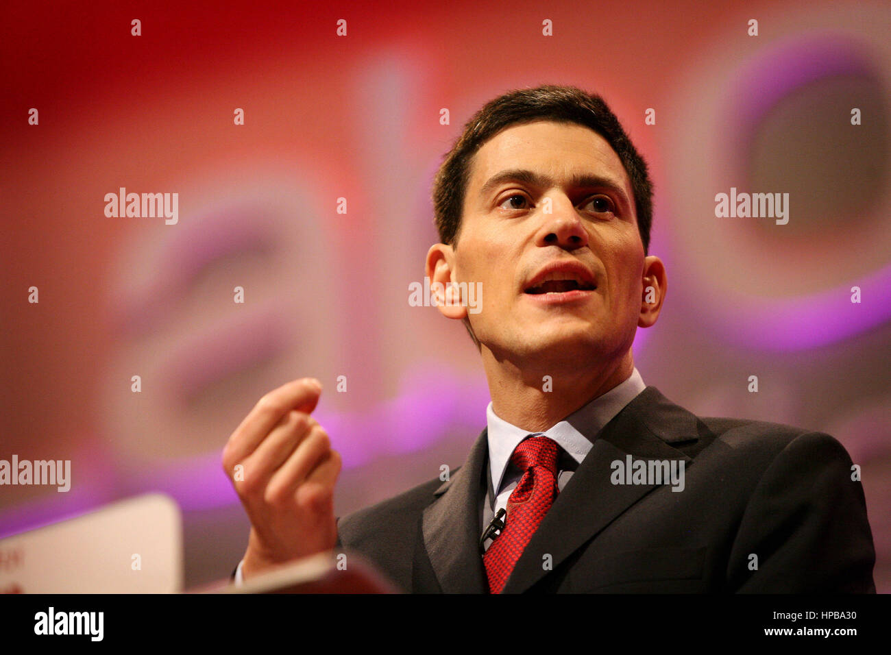 David Milliband speaks at the Labour Party Conference. Picture: Chris ...